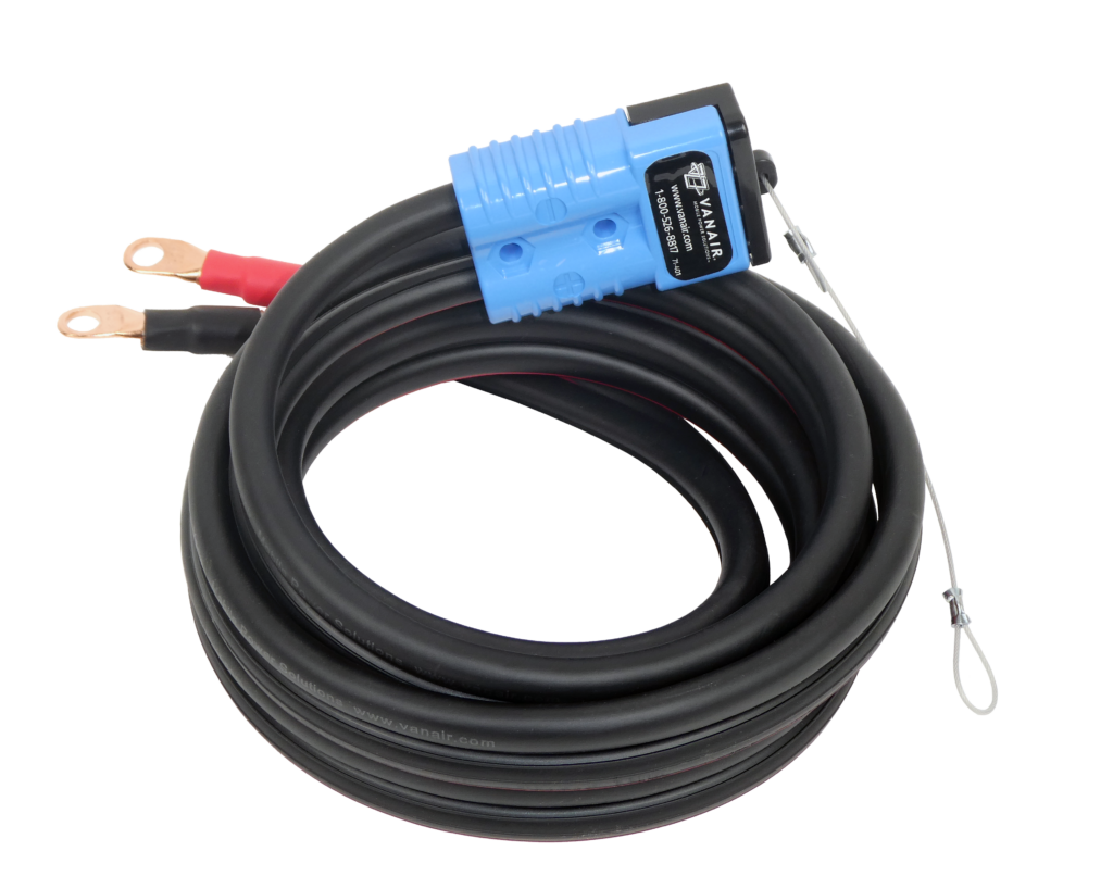 Standard-Duty Battery Lead Cable with Plug - Vanair - Mobile Power ...
