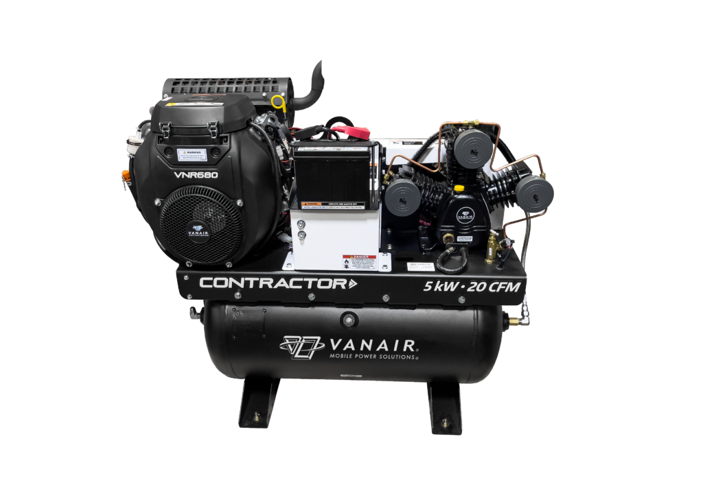 Contractor - Reciprocating Air Compressor with Generator - Vanair ...